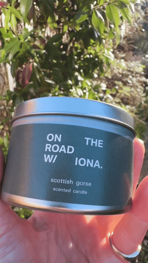 Scottish Gorse Candle - Handmade in Dornoch